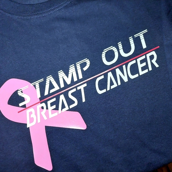 Gildan | Tops | Breast Cancer Postal Shirt | Poshmark